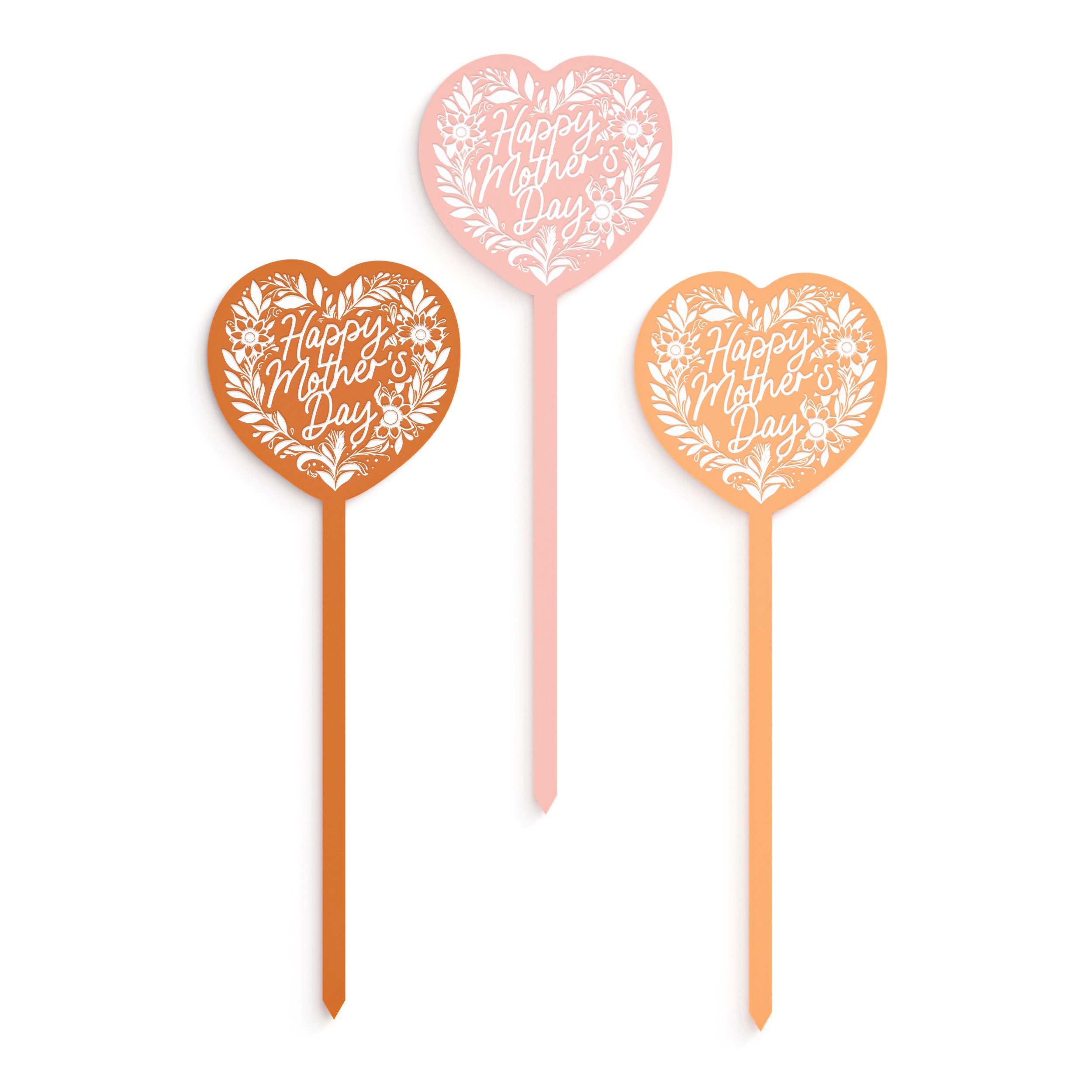 Happy Mother's Day Acrylic Flower Pick, Gift for Mom, Bouquet Pick ...