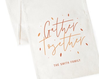 Personalized Last Name Wedding Table Runner and Party | Etsy