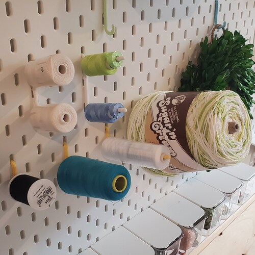 Thread Spool and Bobbin Holder IKEA Skadis Accessory Fits - Etsy