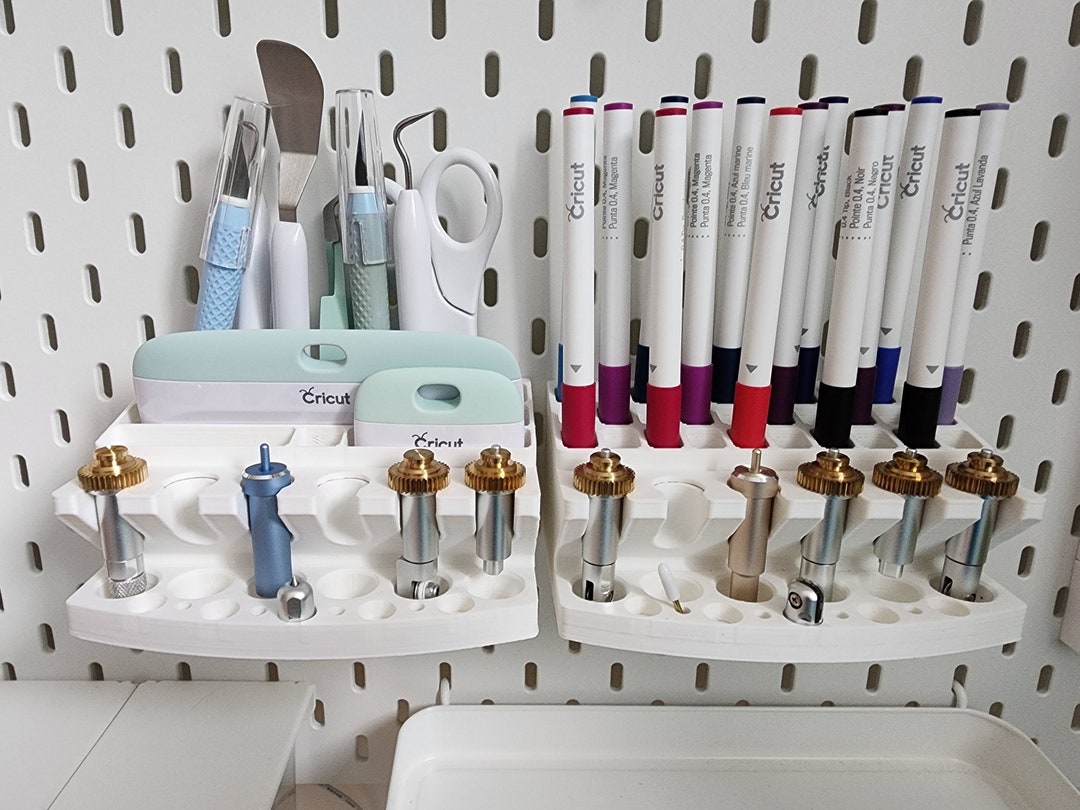 Cricut Tool, Blade, Marker/pen Organizers for (desktop, 1/4" Pegboard ...
