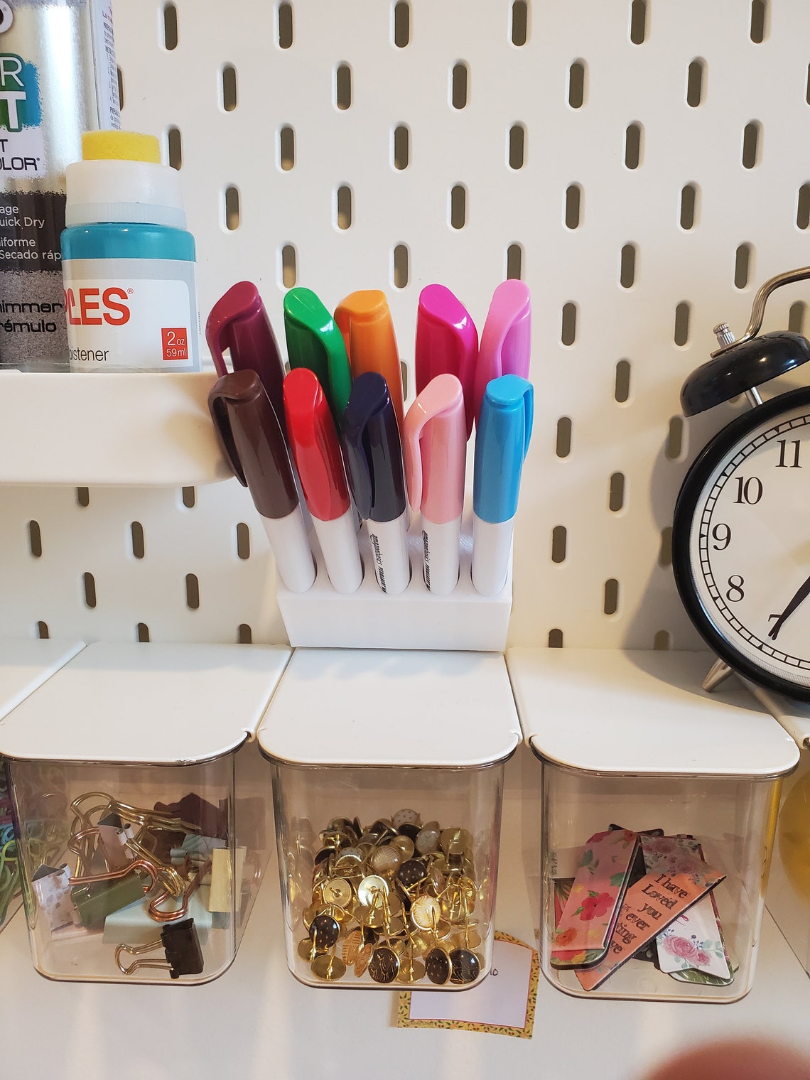 3D Printer Files for IKEA SKADIS Pegboard Pen/marker Configurable ...
