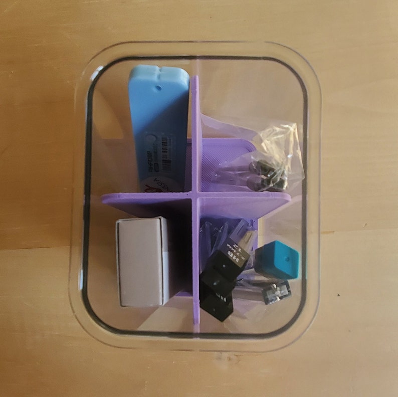 3D Printer Files for IKEA SKADIS Clear Cup Removable Dividers (STL and ...