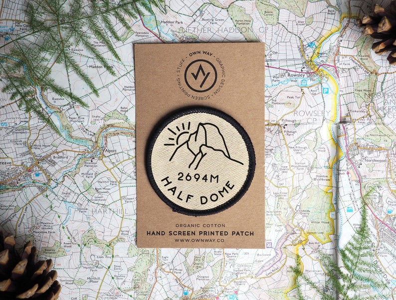 Half Dome Yosemite Organic Cotton Patch - Etsy
