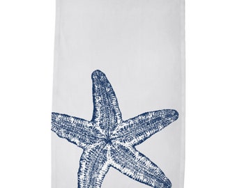 Starfish Kitchen Towel, Beach Decor Tea Towel, Beach Vibes, Beach Tea Towel, Coastal Kitchen ...