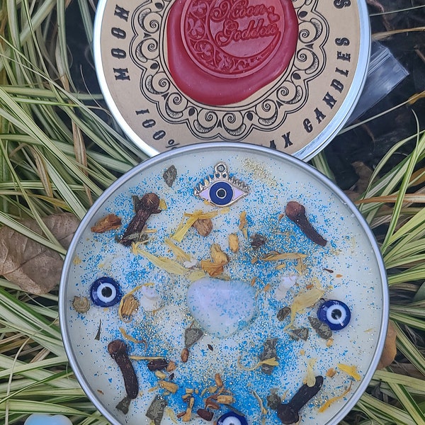 Evil Eye Protection Candle - Etsy