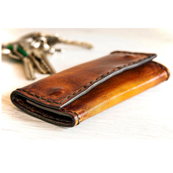 Leather Key Case - Etsy
