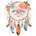 Clipart Dream Catcher Watercolor 3 Hi-res JPEG - Etsy