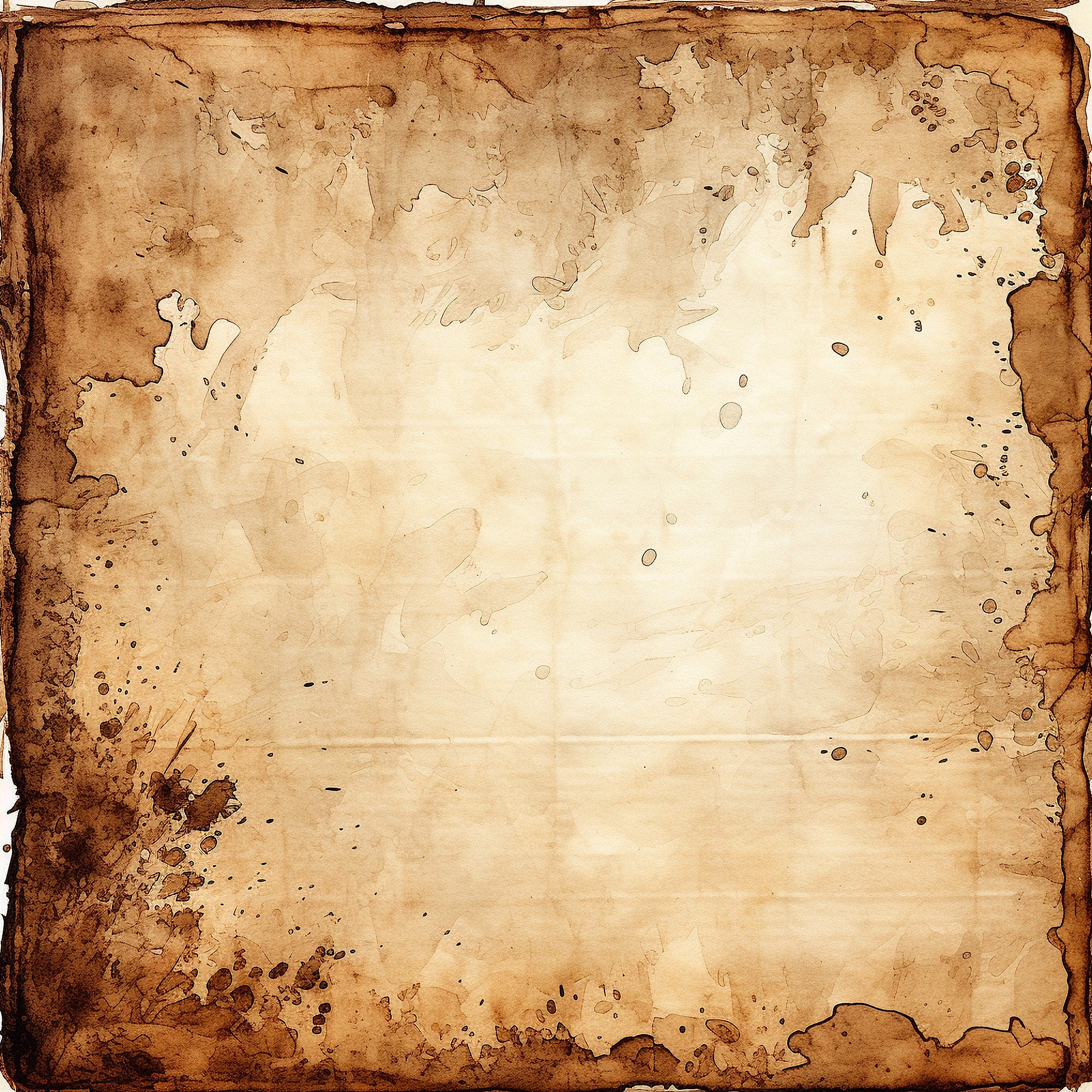 Clipart Old Paper, Vintage, Damaged, Watercolor, Hi-res JPEG - Etsy