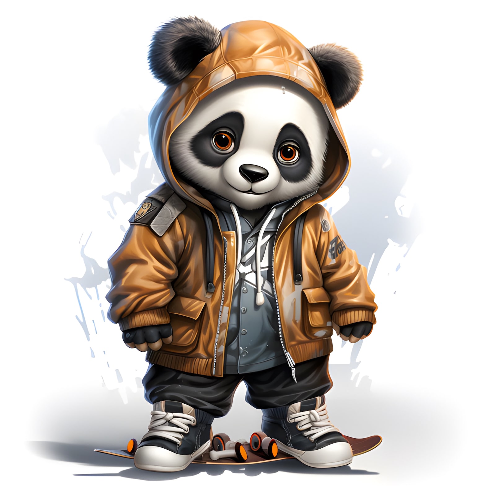 Clipart Panda Hip Hop 3 Hi-res JPEG - Etsy