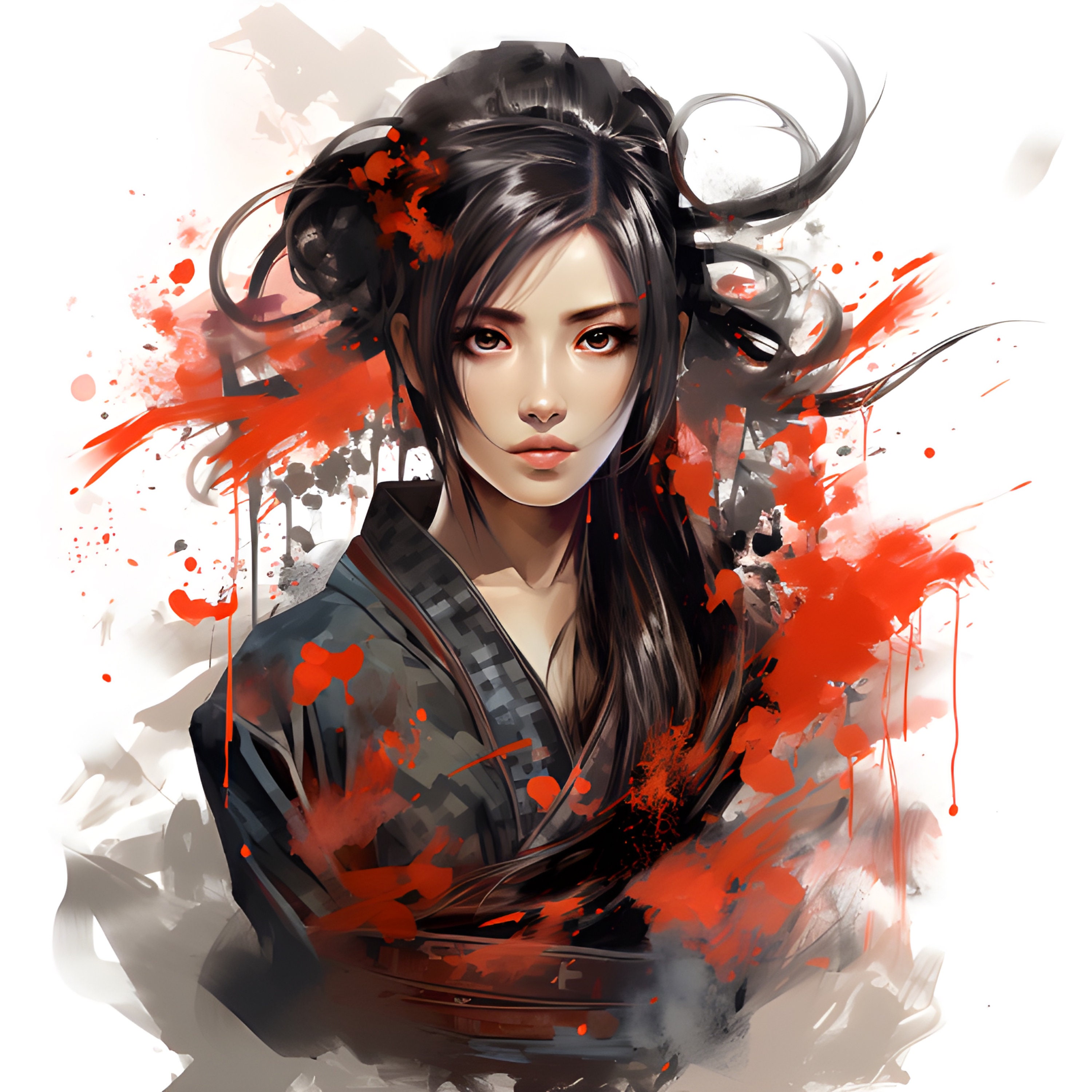 Samurai Girl Art