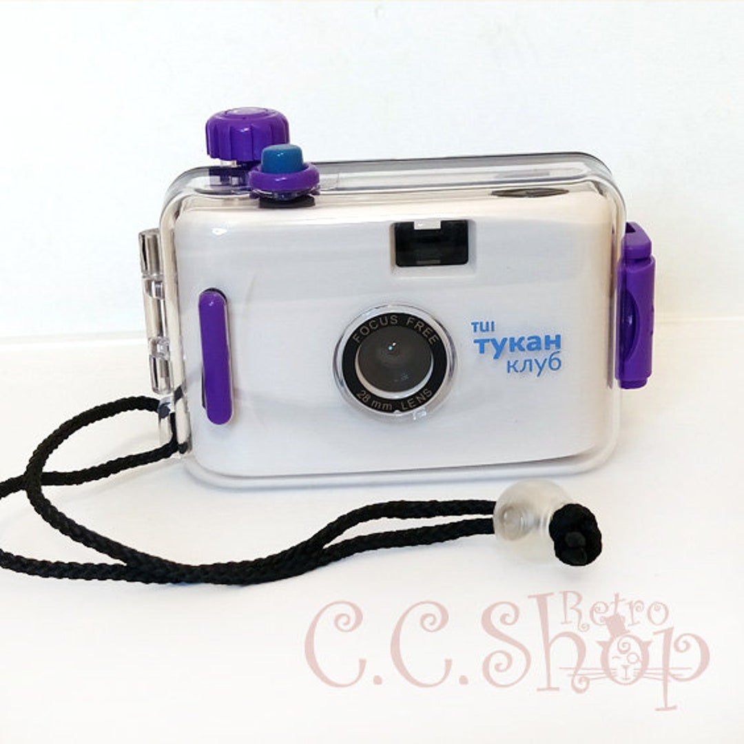 Reusable 35mm Film Camera tukan Club White Color Waterproof Box Focus ...