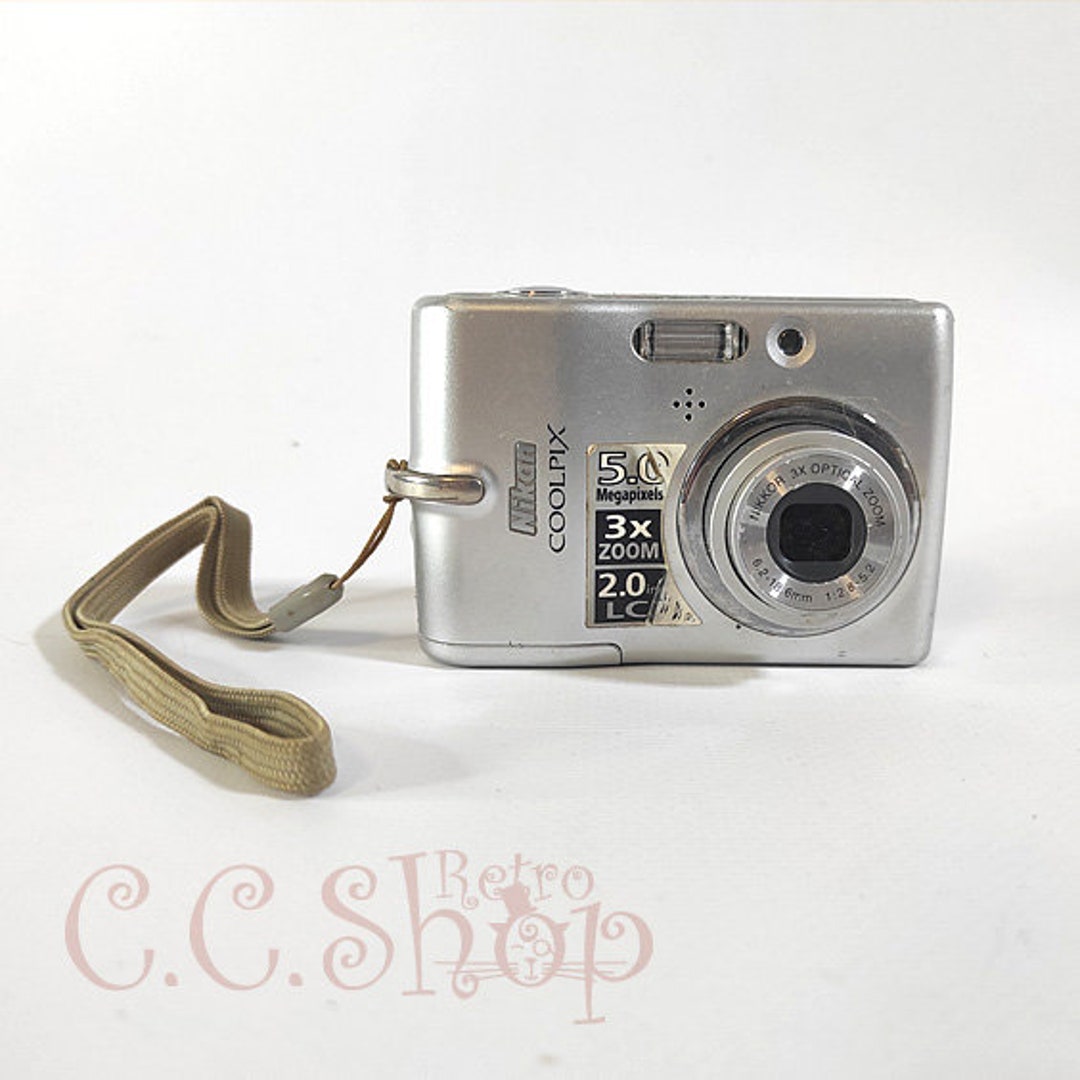Digital Camera Nikon Coolpix L10 Silver 5 Mpx - Etsy UK