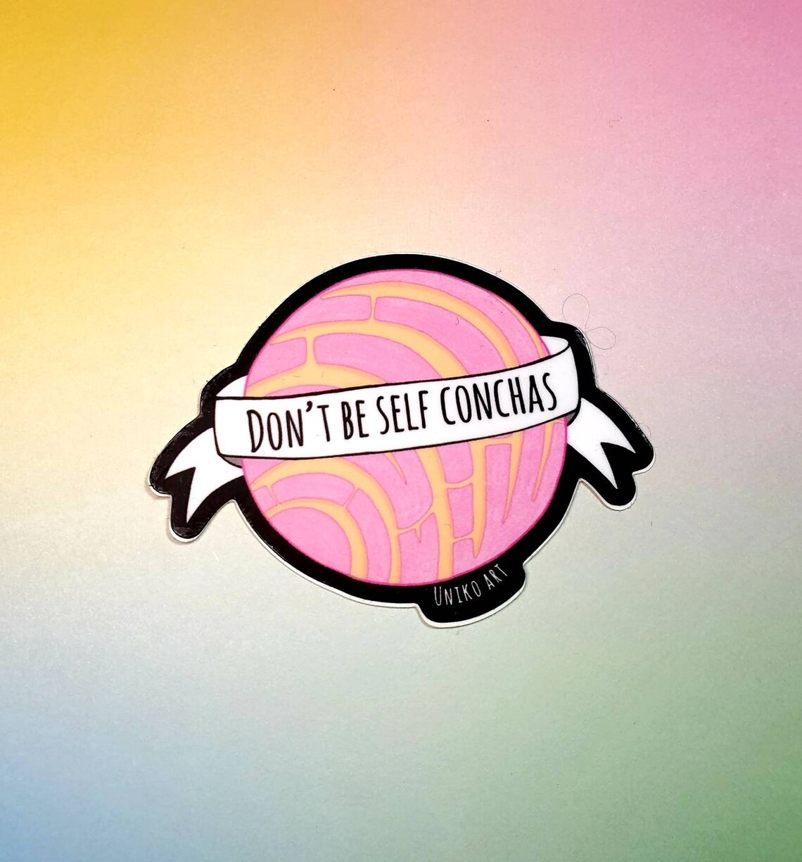 Sticker Don't be Self Conchas latinx pan dulce Mexican | Etsy