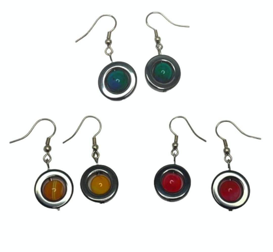 Spinning Planet Fidget Earrings / Stim Toy Saturn, Neptune, Jupiter ...