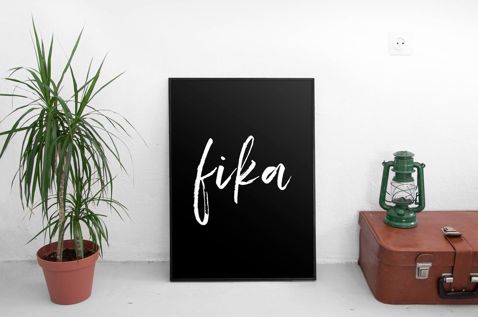Fika Swedish Quote Print Inspirational Printable Poster Sweden - Etsy