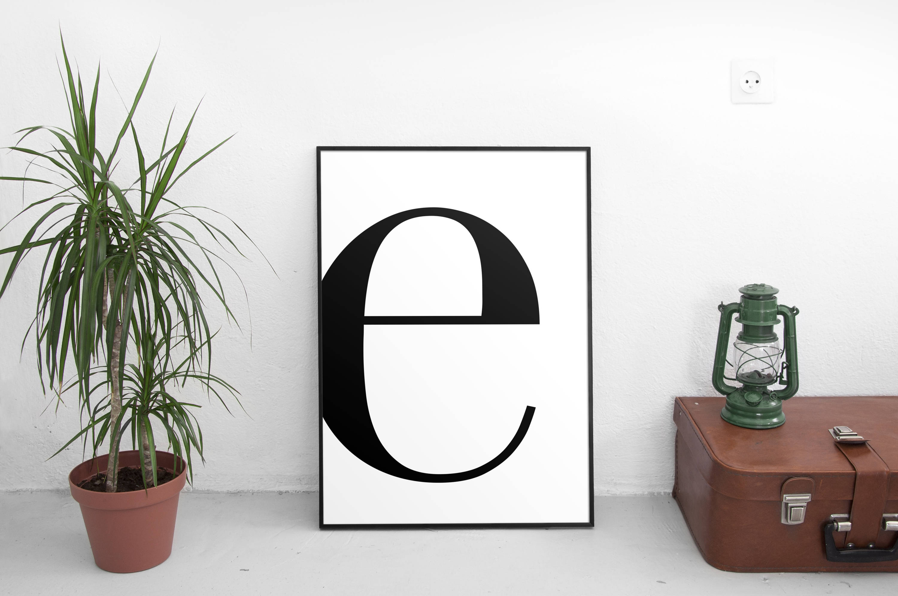 Letter E, E Print, E Poster, Letters Art, Letters Typography, Letter ...