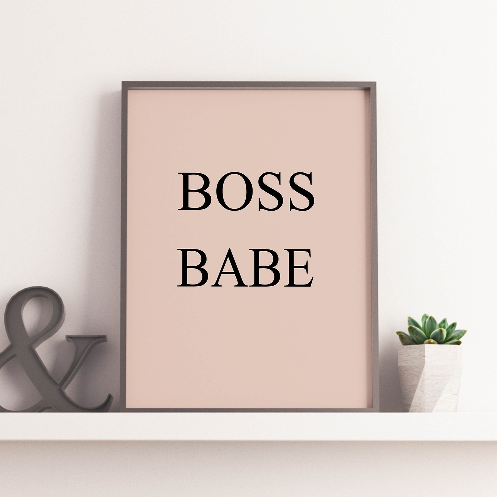 Boss Babe Printable Boss Babe Poster Girl Power Wall Art - Etsy