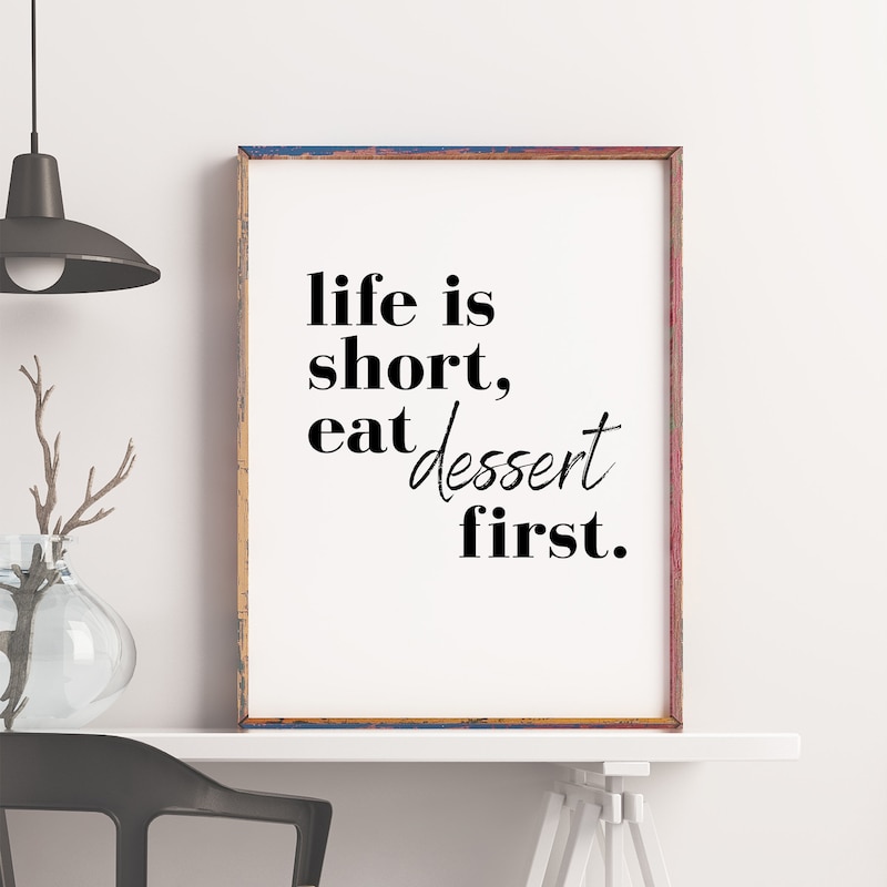 Eat Dessert First - Etsy