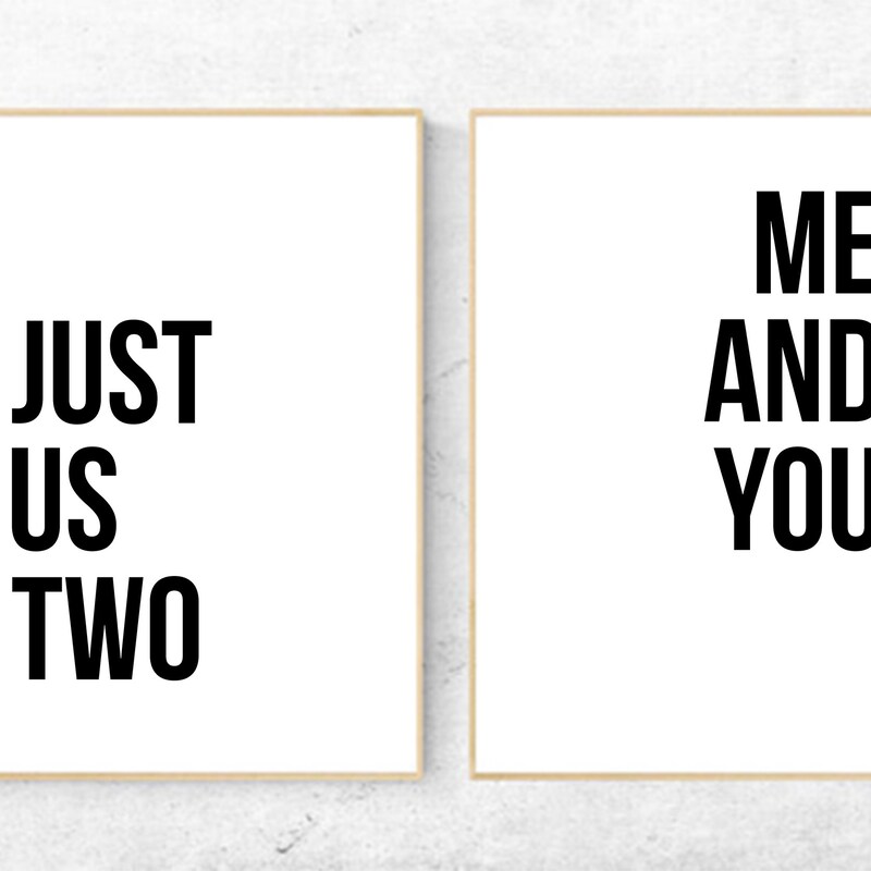 Just Us Two - Etsy