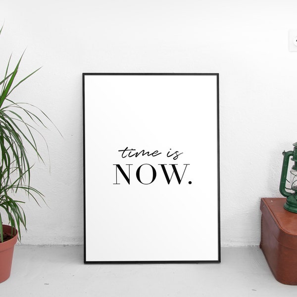 Time is Now - Etsy