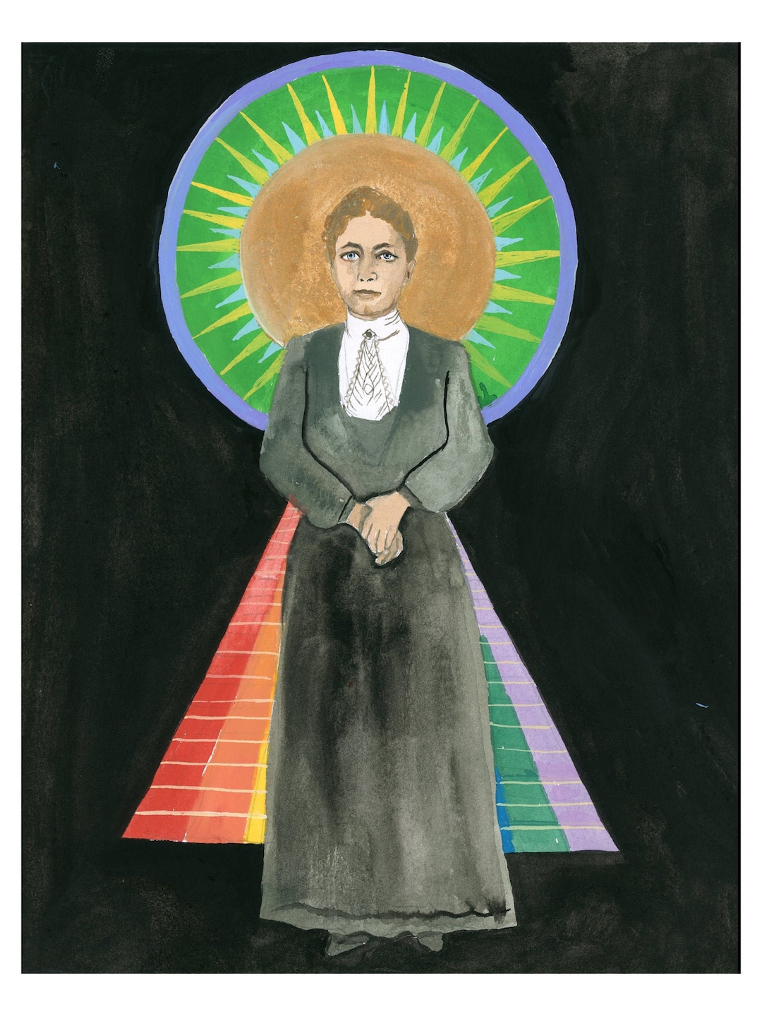Hilma Af Klint Womxn Portrait Print: Feminist Art, Signed - Etsy