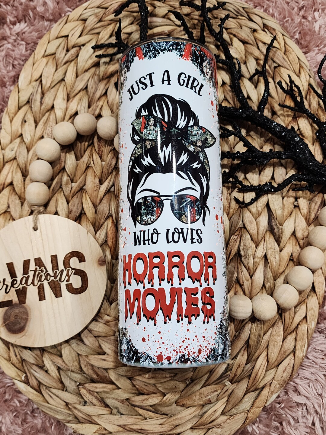 Horror Lover, Horror Movies, Scary Movie Tumbler, Horror, Halloween Cup ...