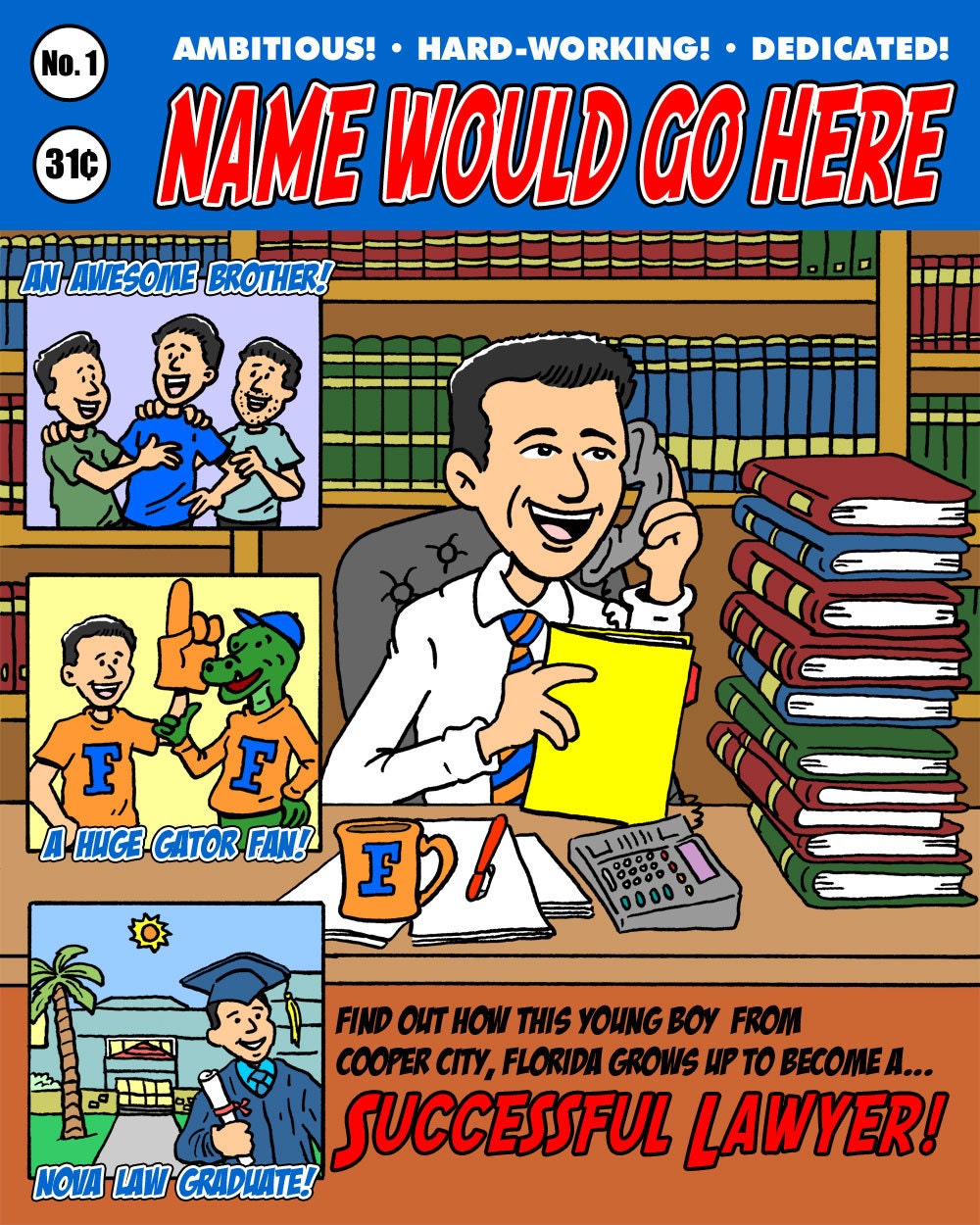 CUSTOM 8 X 10 Comic Covers Made to Order - Etsy