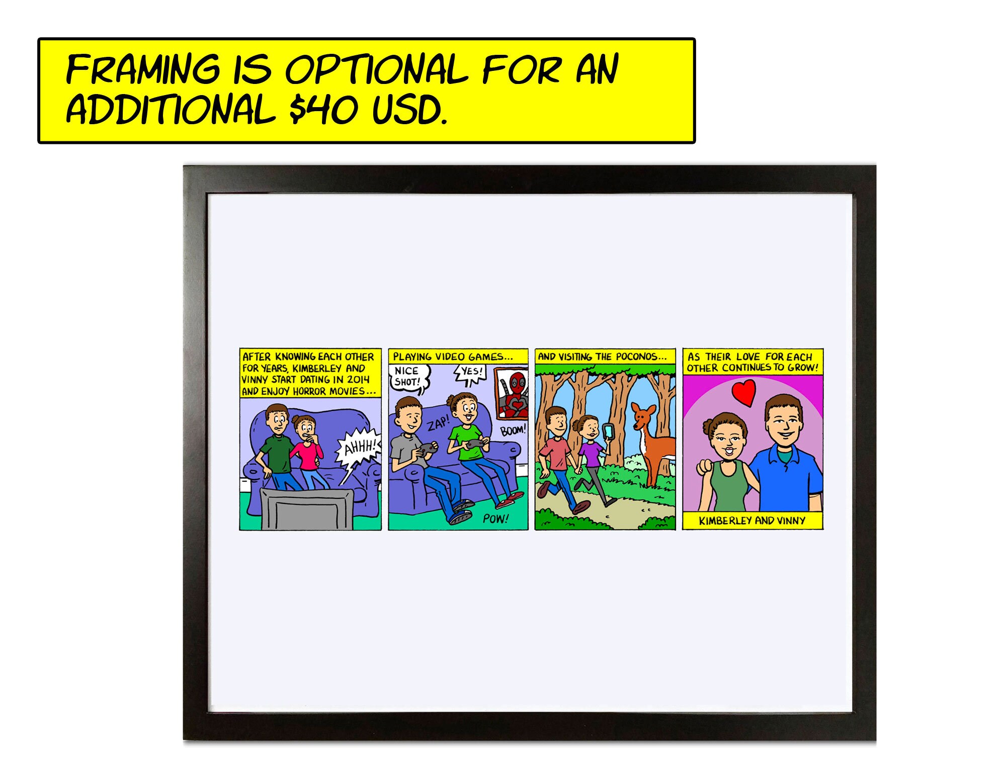 Personalized Comic Strip Made to Order Your Storyline - Etsy