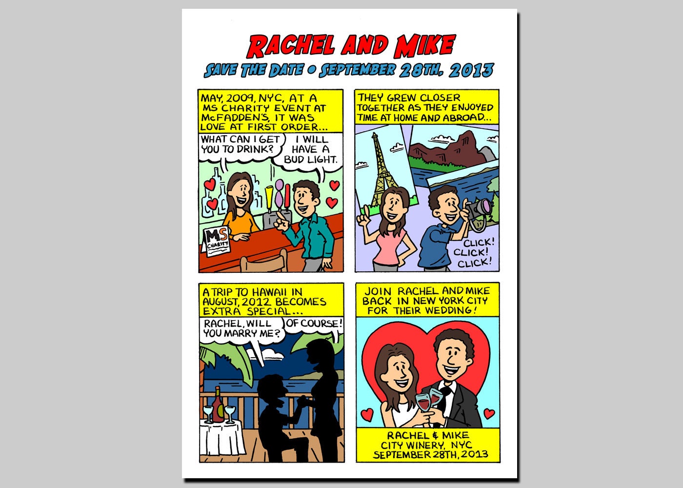 CUSTOM Save the Dates Made to Order - Etsy