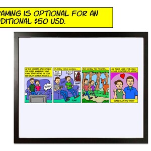 Sibling Comic Strip for Brother or Sister - Personalized and Hand-drawn ...