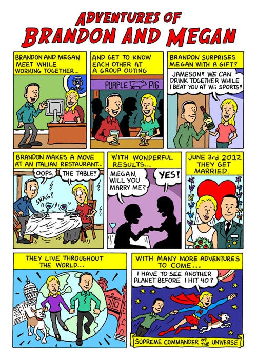 Custom Comic Book Page Made to Order Personalized and Hand Drawn - Etsy