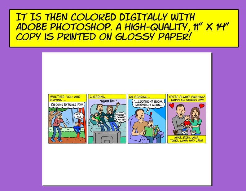 Personalized Comic Strip Made to Order - Your Storyline - Etsy