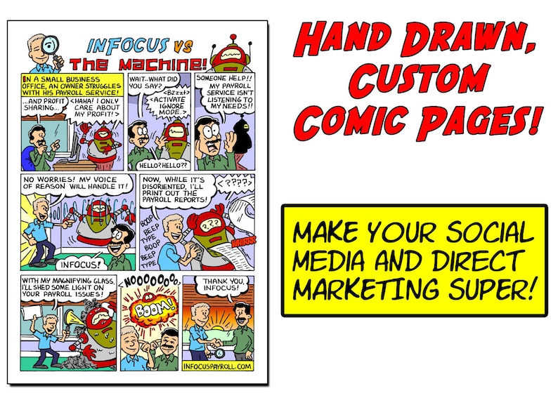 Business Custom Comic Page - Made to Order - Etsy Canada