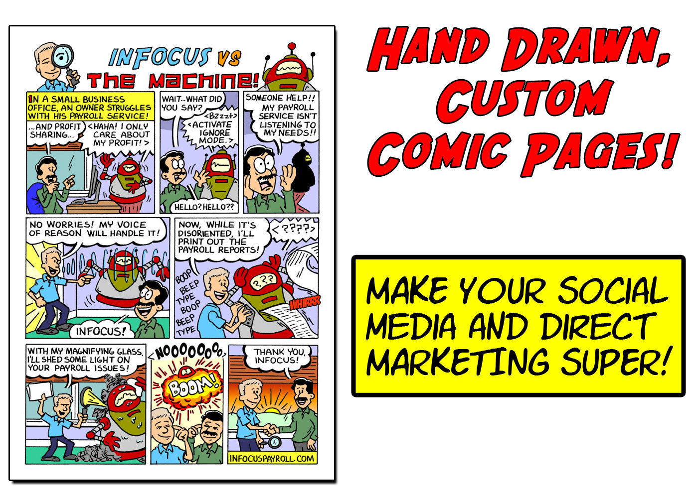Business Custom Comic Page - Made to Order - Etsy Canada