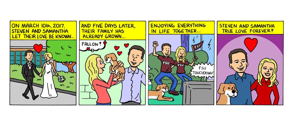 Personalized Comic Strip Made to Order - Your Storyline - Etsy