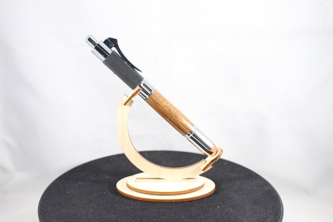 Revolver Pen Brown Stabilized Wood - Etsy