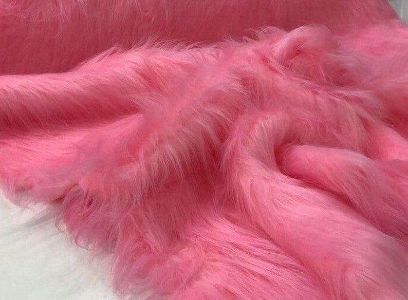 Pink Fur Fabric By The Yard at Therese Arnold blog