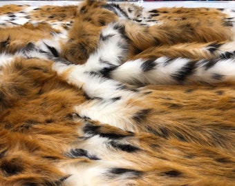 Leopard Faux Fur Fabric | Etsy