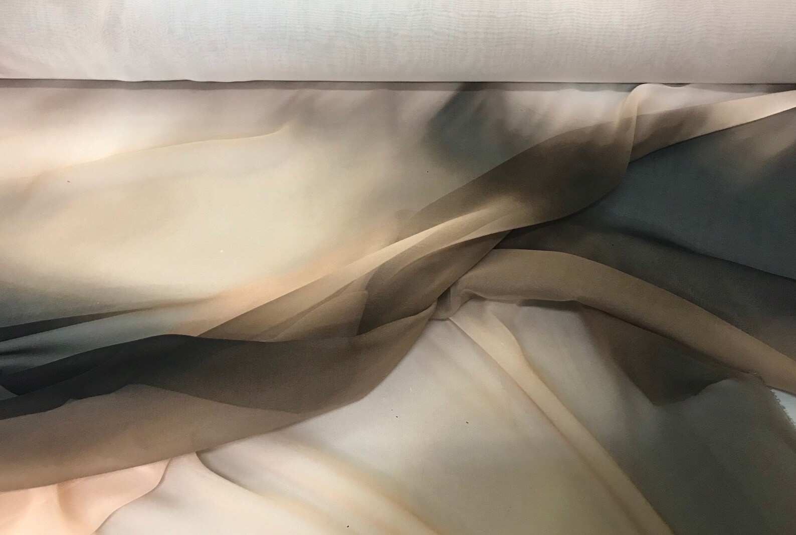 Silk gradient fabric /gradient chiffon/ gradient silk | Etsy