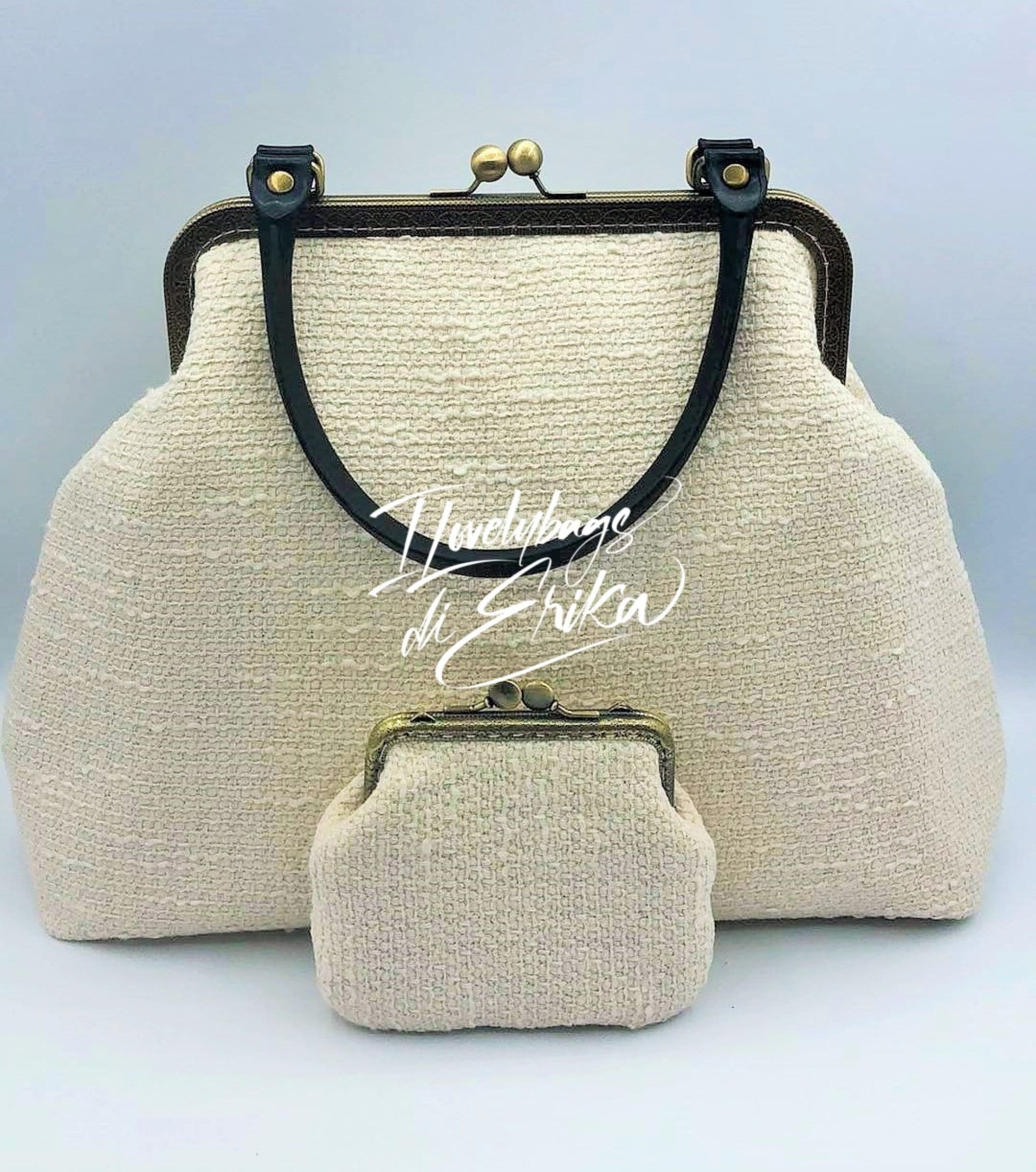 Vintage and retro style bags handbags clic clac bags ooak | Etsy