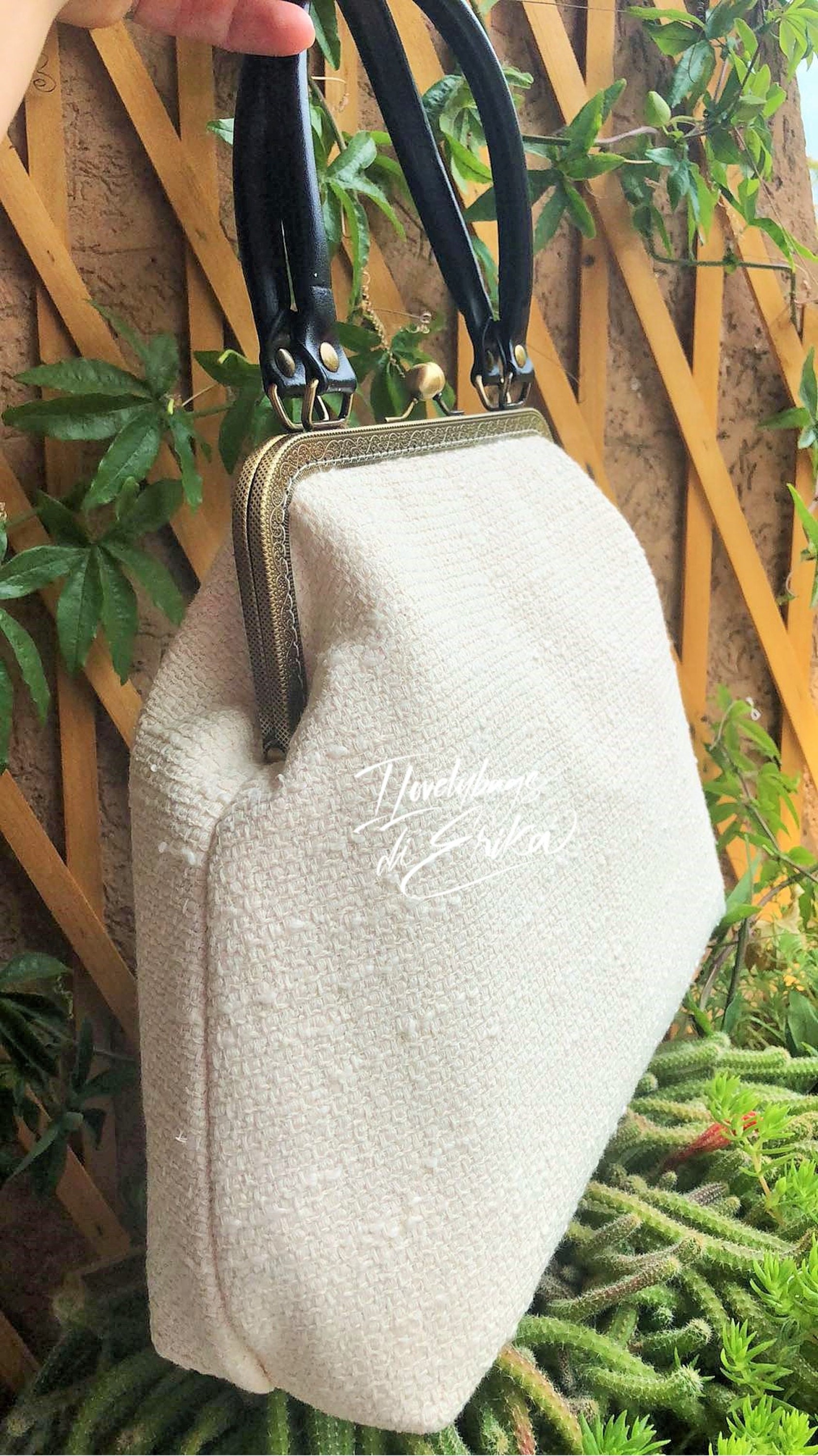 Vintage and retro style bags handbags clic clac bags ooak | Etsy