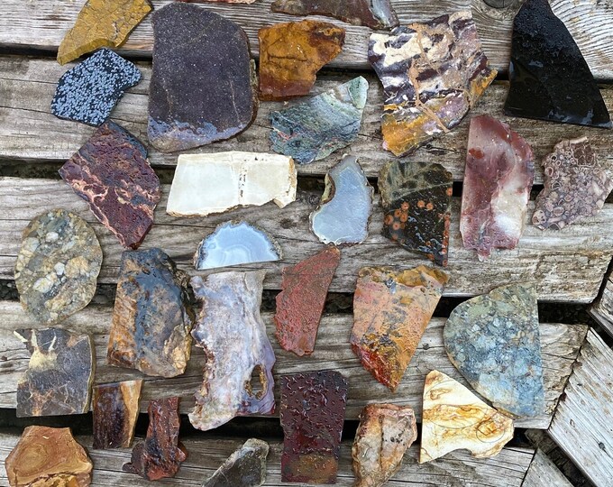 Lapidary Rough Bulk Slab Lot 5 Lb Box of Slabs - Etsy
