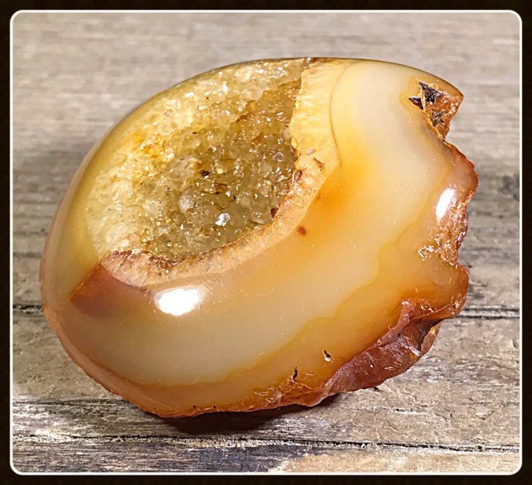 CBA Columbia Basin Agate Druzy Geode Specimen - Etsy