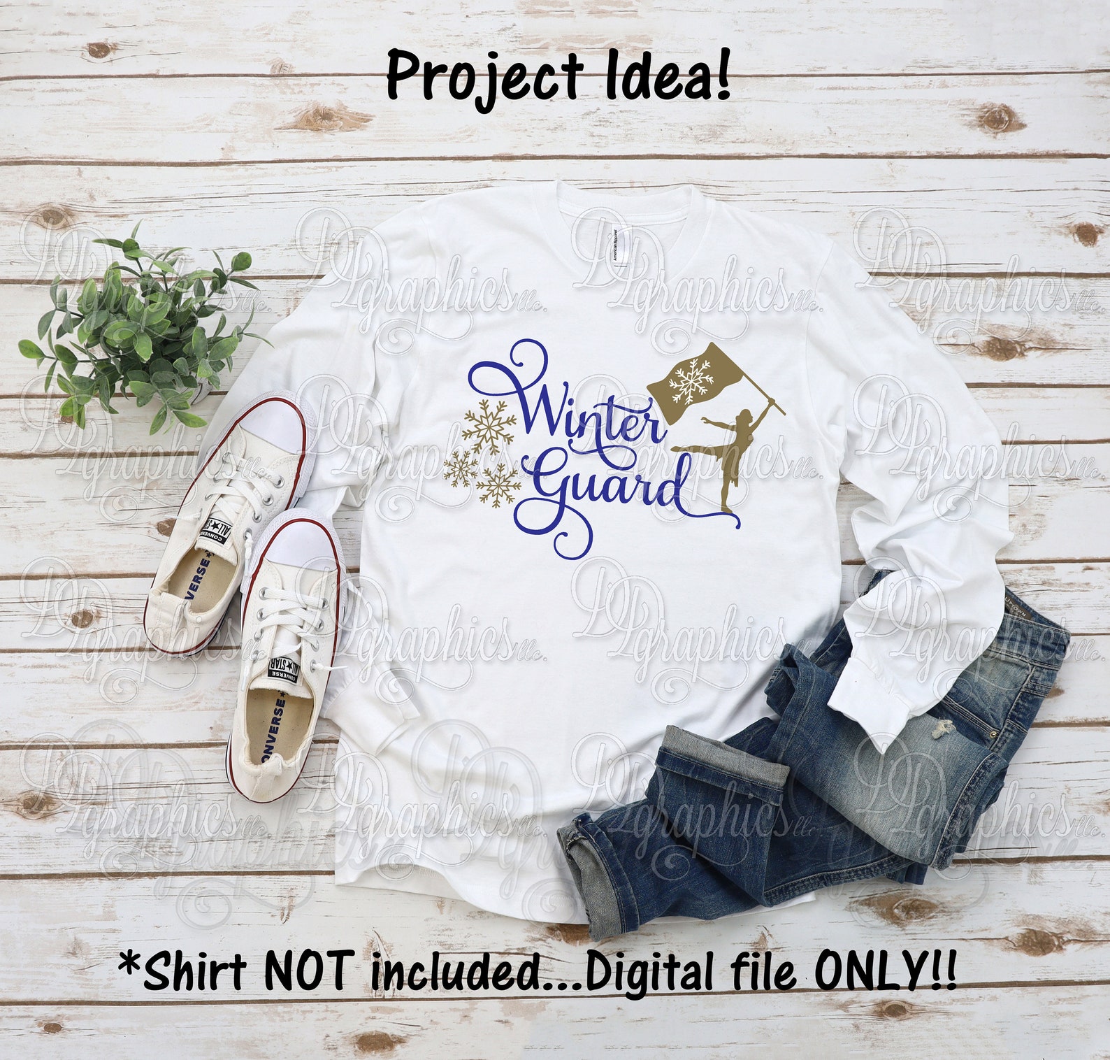 Winter Guard SVG /color Guard SVG / Snowflakes / Flag Twirler - Etsy