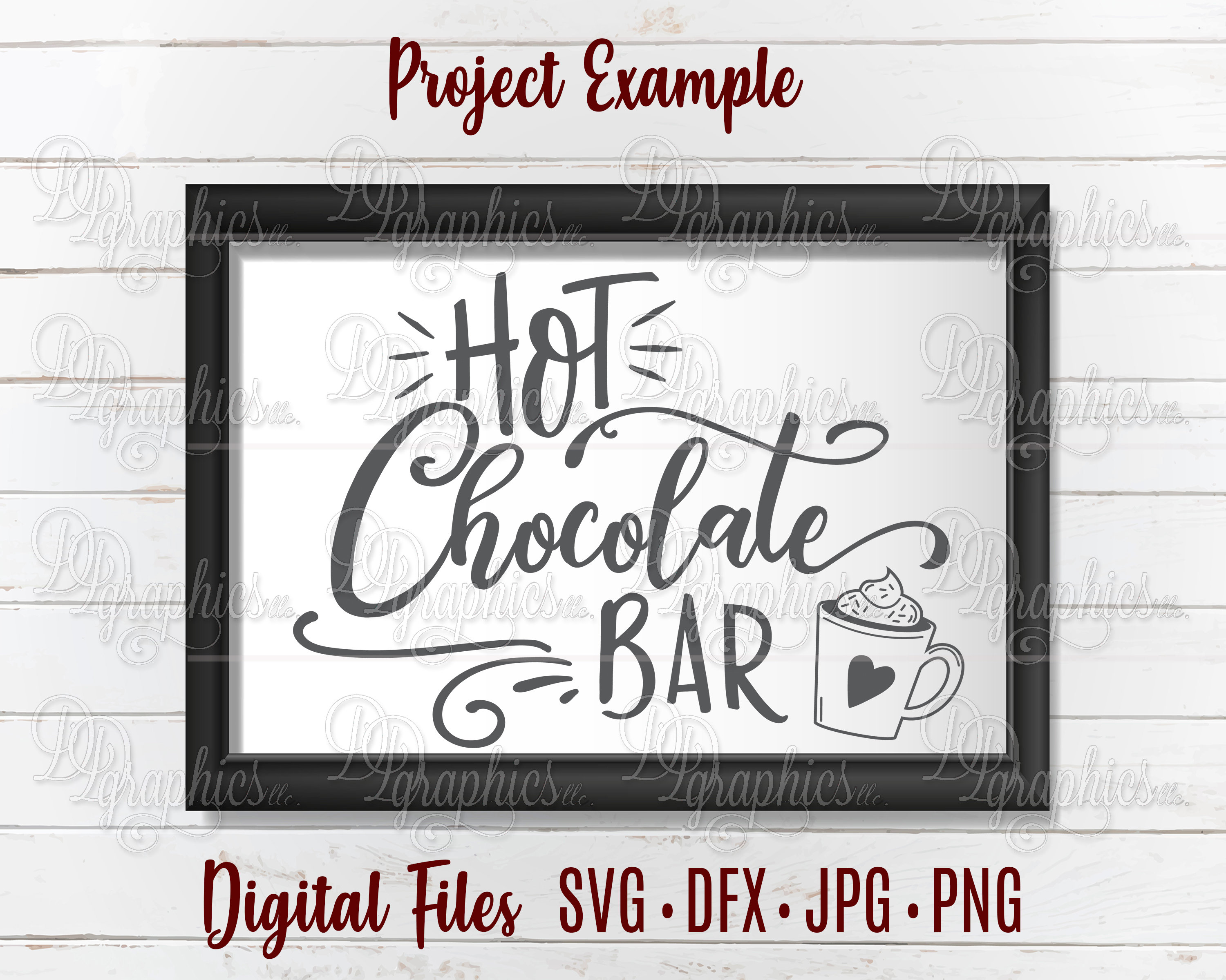 Hot Cocoa Bar SVG /hot Chocolate Bar SVG /hot Chocolate Mug - Etsy UK