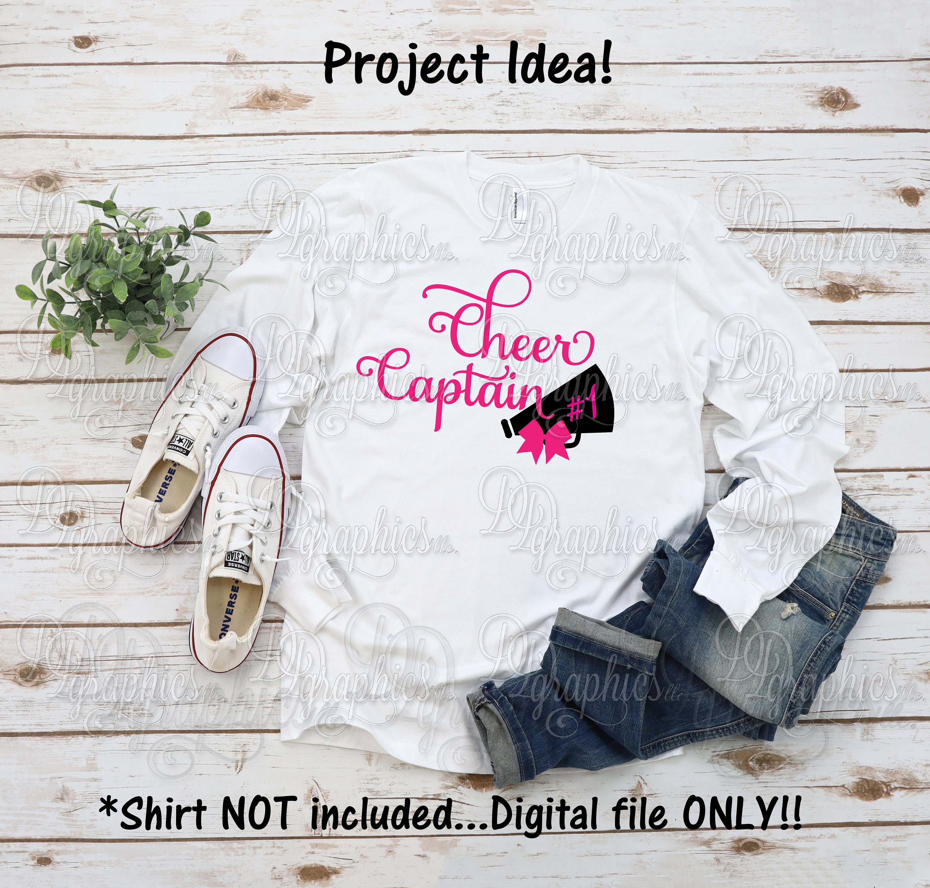 Cheer Captain SVG/ Cheer SVG / Cheerleading SVG / Megaphone / Jpg Dxf ...