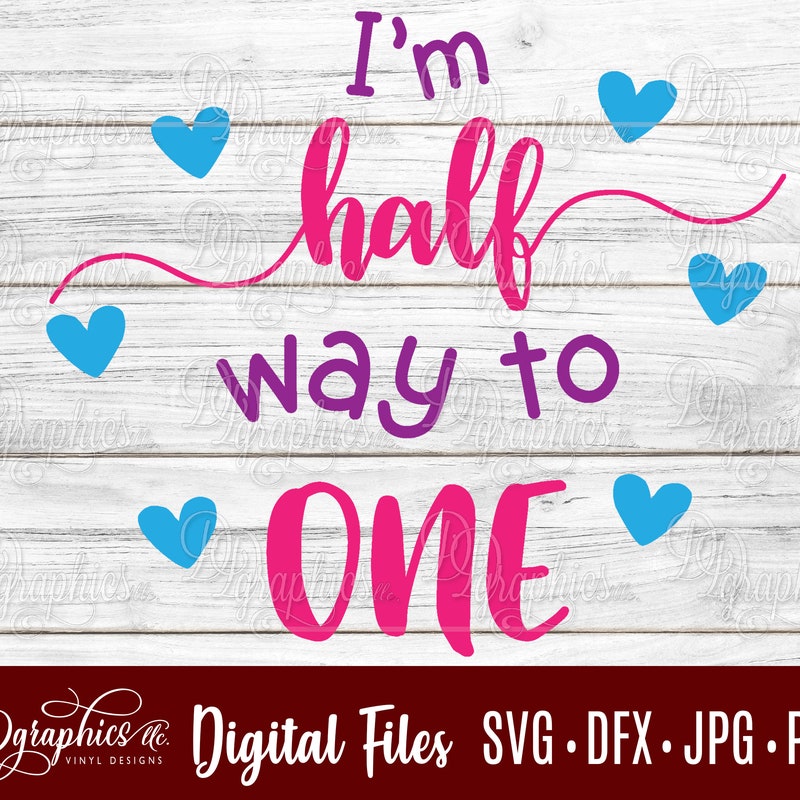 Half Way to One Svg - Etsy