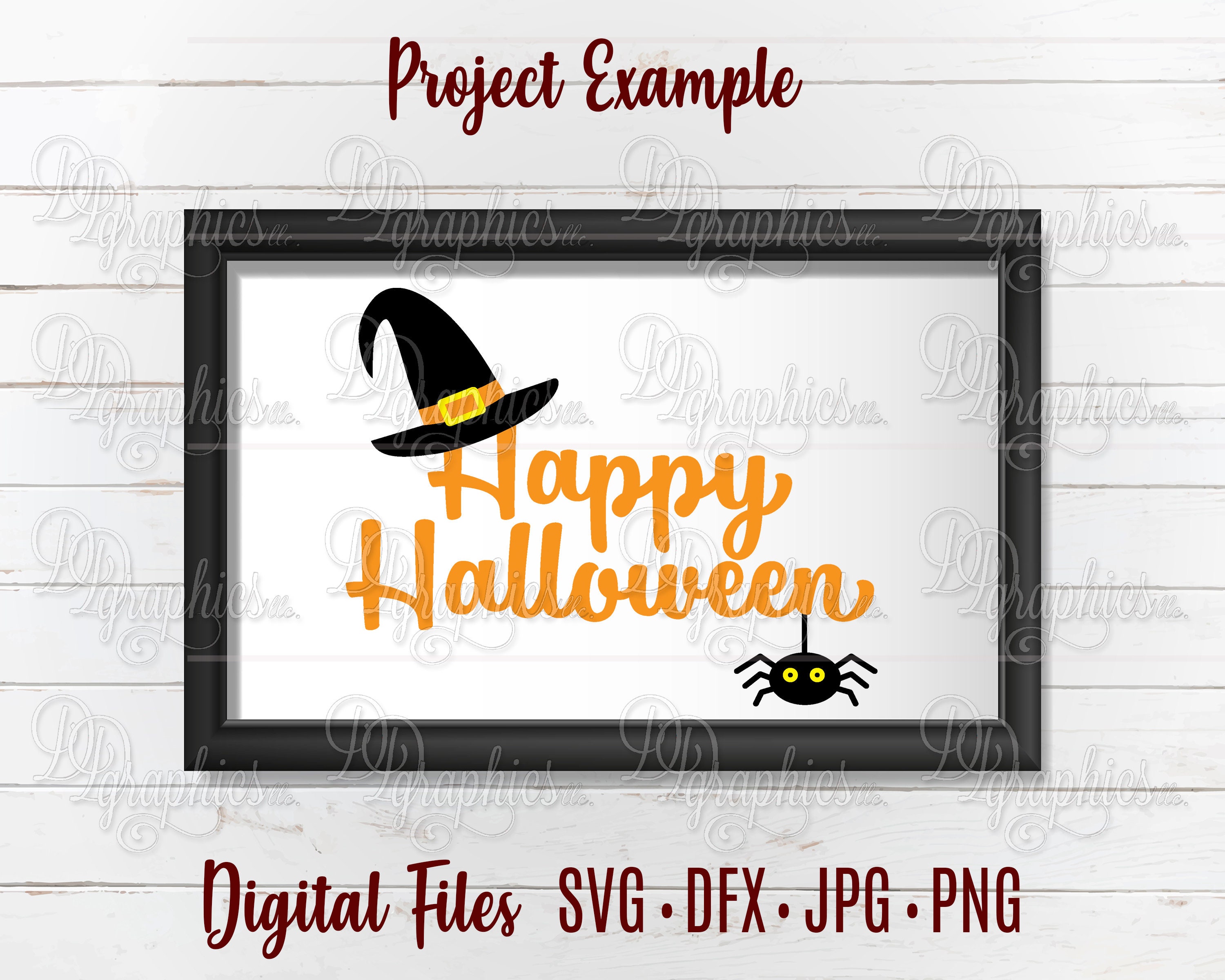 Happy Halloween SVG / Witch Hat / Spider / Halloween SVG / SVG - Etsy