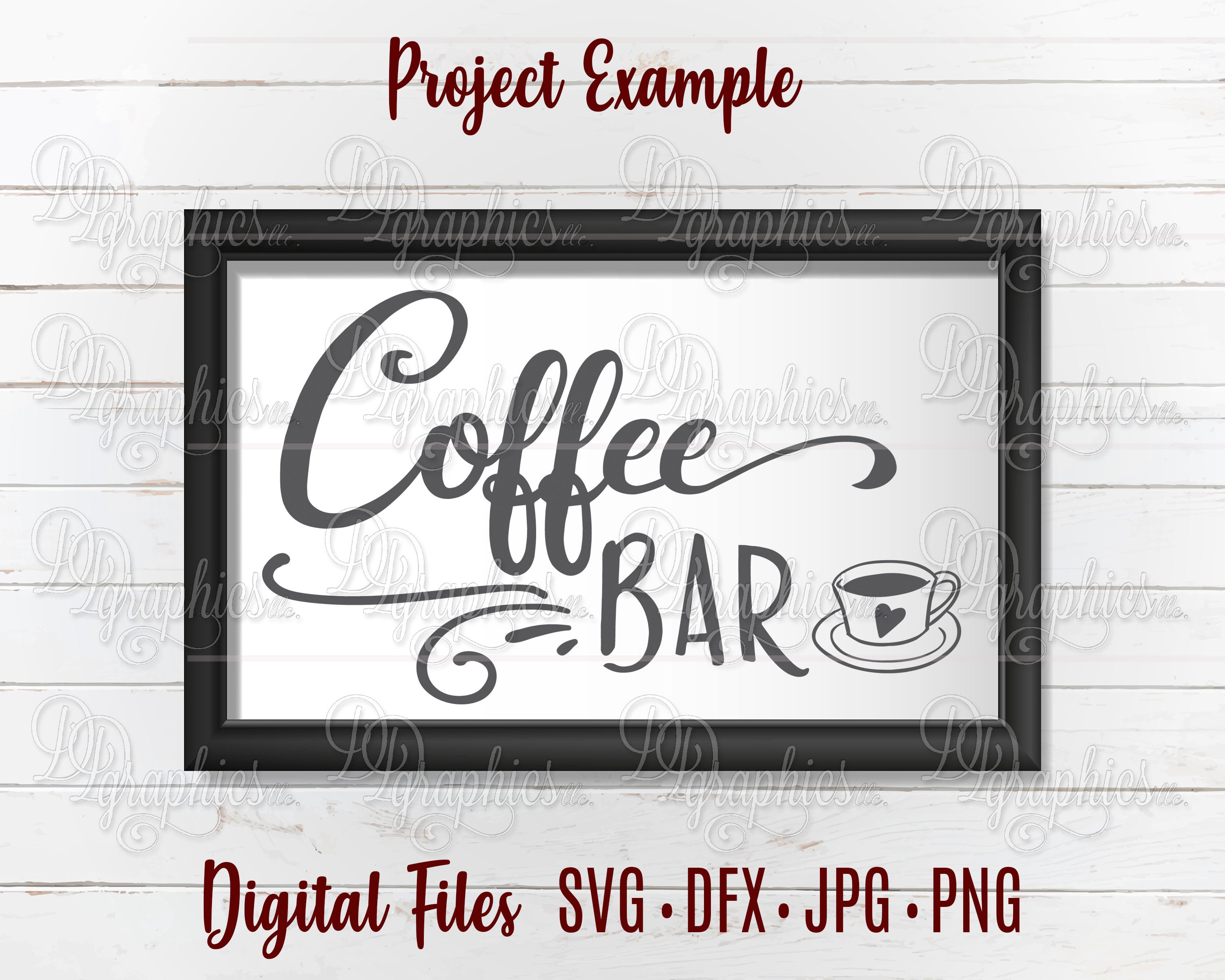 Coffee Bar SVG /coffee SVG /coffee Cup SVG / Coffee Sign / Jpg - Etsy ...