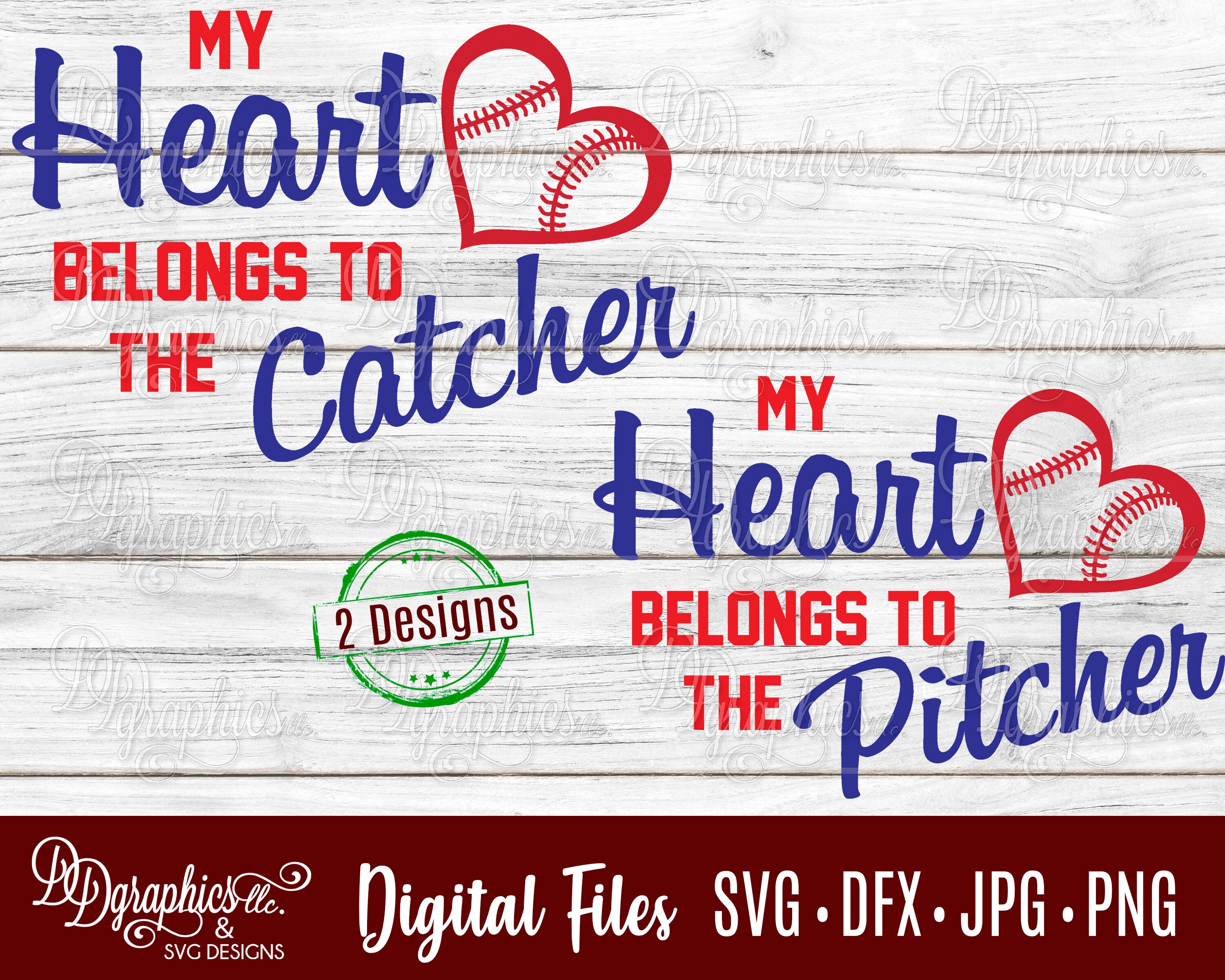 Heart belongs to the Pitcher SVG / Heart belongs to the | Etsy